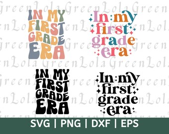 In My 1st Grade Era SVG PNG, First Grade Era Svg, Teachers Back to ...