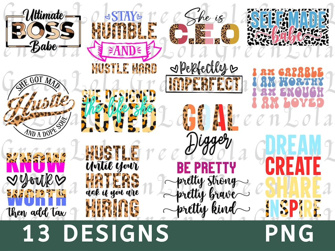 Inspirational Png, Motivational Png for Sublimation, Inspirational ...