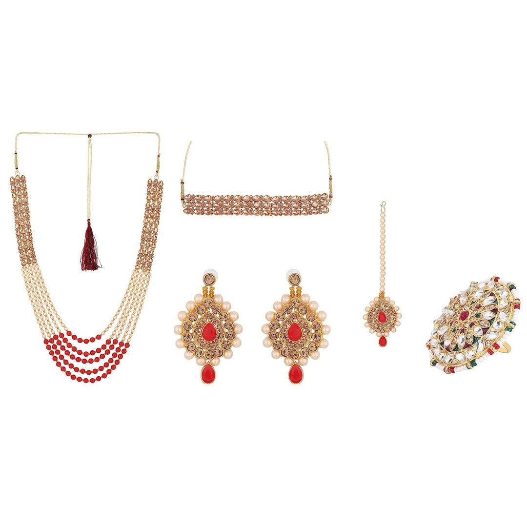 Rajasthani Choker Necklace Traditional Rajputana Style Pearl Kundan ...