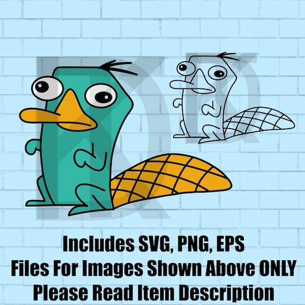 Perry the Platypus Svg - Etsy