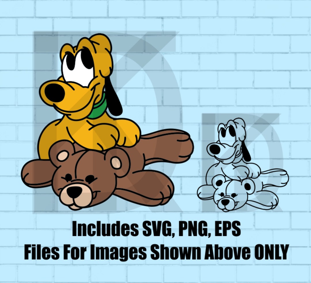 Baby Pluto SVG, EPS, PNG File Cricut, Digital, Printable, Clipart - Etsy