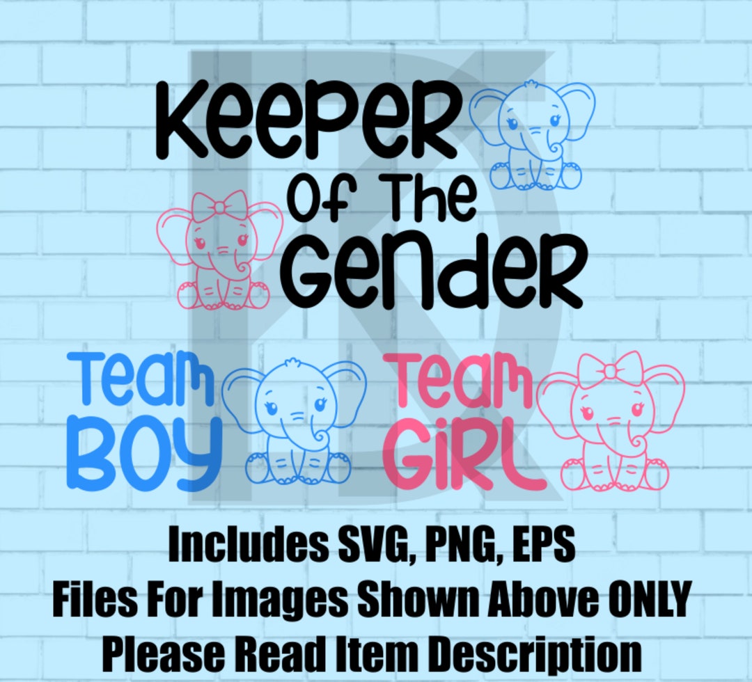Paquete de revelación de género SVG, EPS, archivo PNG Cricut, Digital ...