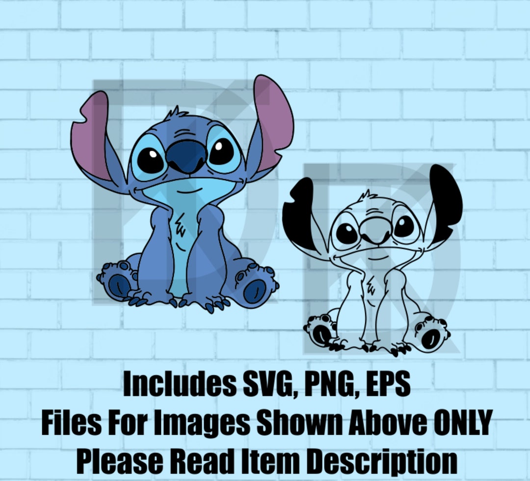 Stitch SVG, PNG, EPS File Cricut, Digital, Printable - Etsy