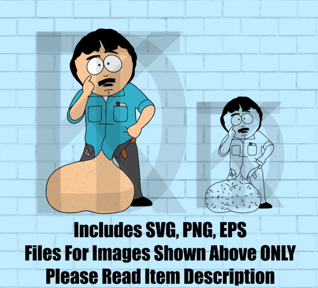 Randy Marsh South Park Funny Cartoon SVG, EPS, PNG File Cricut, Digital ...