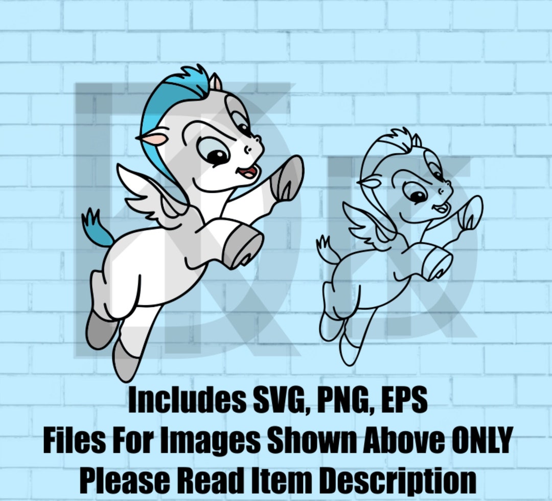 Baby Pegasus Hercules SVG, EPS, PNG File Cricut, Digital, Printable - Etsy
