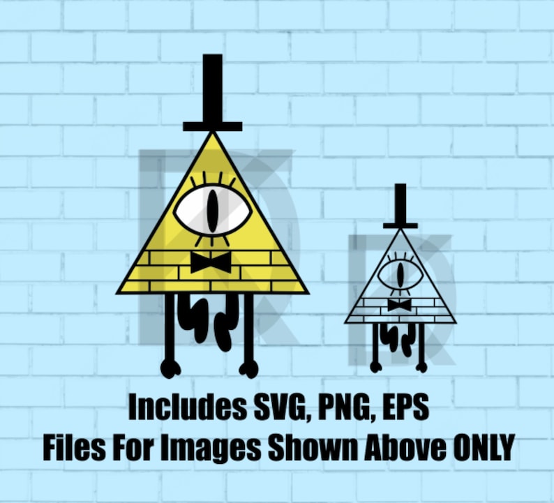 Bill Cypher Gravity Falls SVG, EPS, PNG File Cricut, Digital, Printable ...