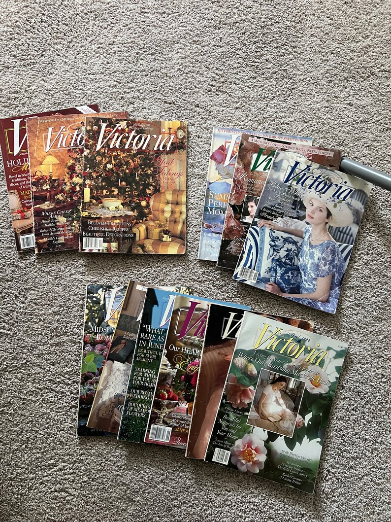 Special Collection Victoria Magazines 12 Total - Etsy