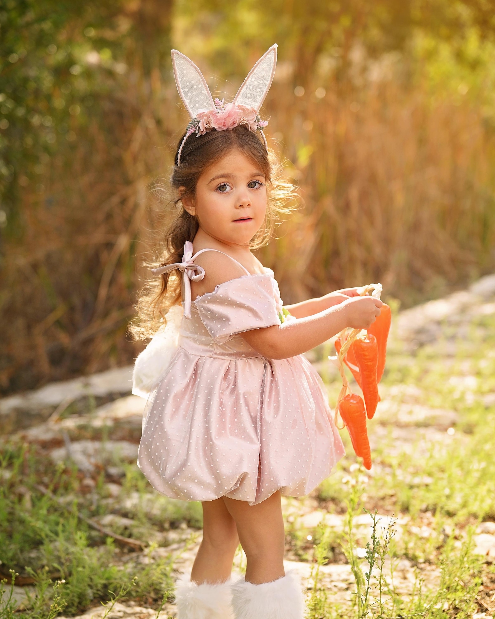 Girl Rabbit Pink,costume Bunny Pink, Purim, Carnival Halloween ...