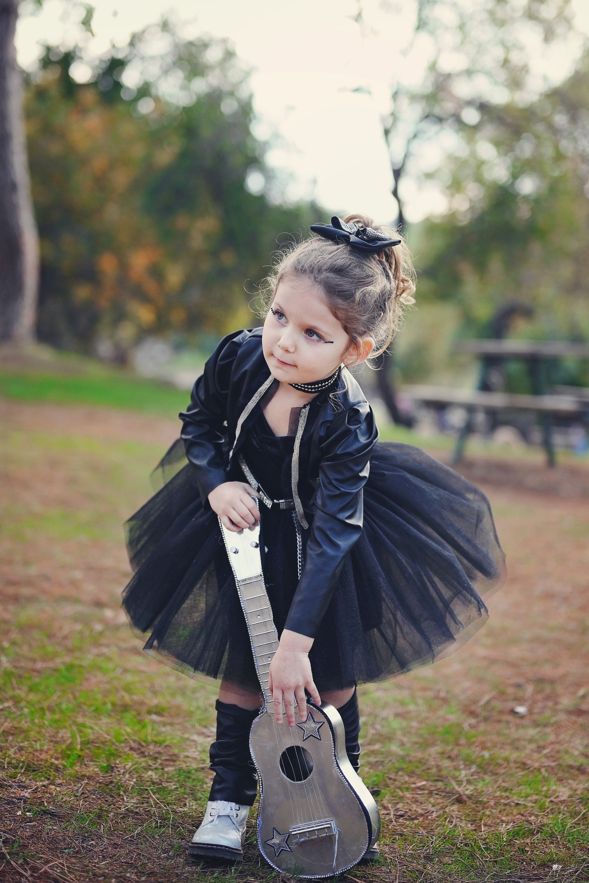 Rock Star Girl ,rock, Black Dress ,rocker ,girl Costume, Black Clothes ...