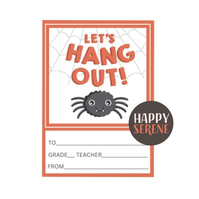 Boo Grams Digital Download for PTA / PTO Elementary School Fundraising ...