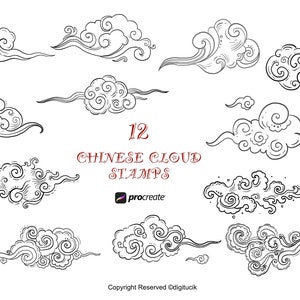 chinese cloud pattern tattoo
