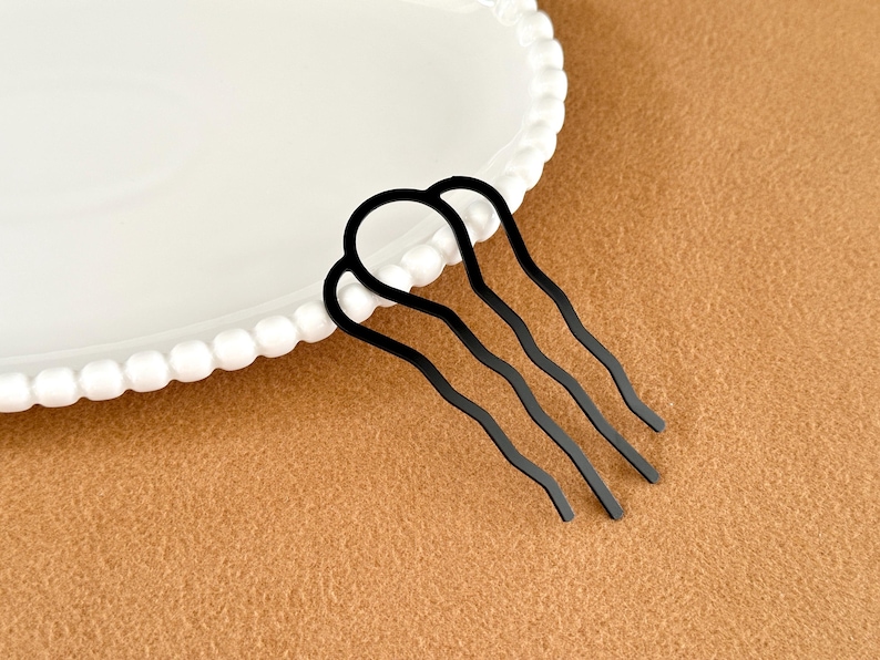 Blank Jewelry Barrette,waving Metal Combs,diy Hair Pins Blank Bobby ...