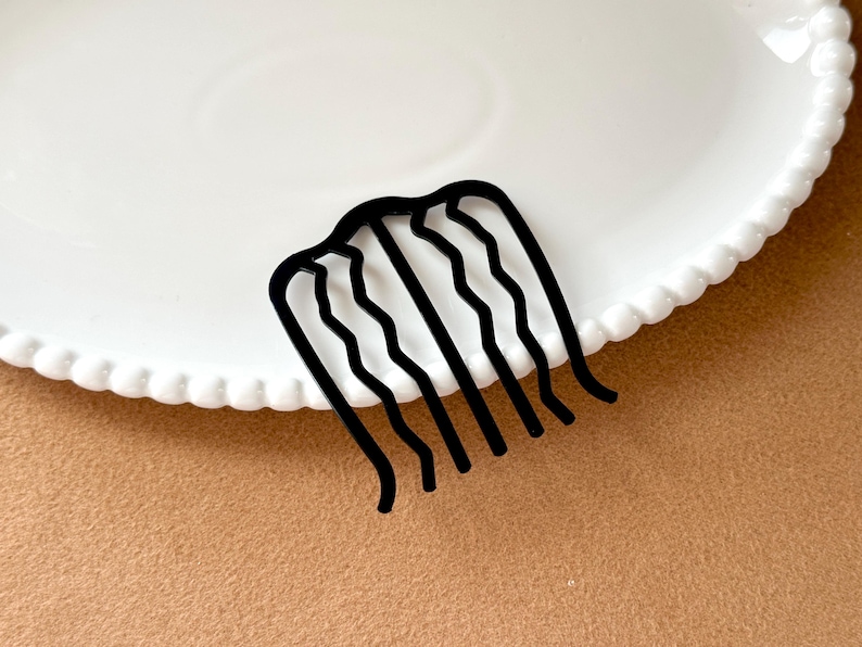 DIY Combs,side Comb,blank Hair Combs,black Hair Comb,hair Combs,metal ...
