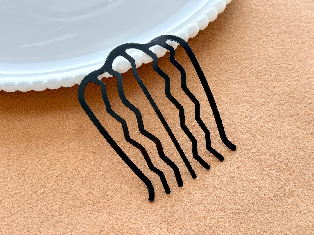 DIY Combs,side Comb,blank Hair Combs,black Hair Comb,hair Combs,metal ...