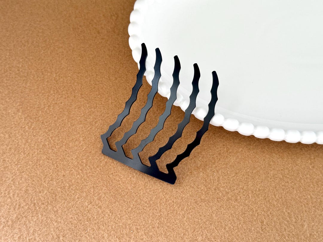 5-tooth Hair Comb Metal Hair Comb ,hair Side Comb,diy Combs,blank ...
