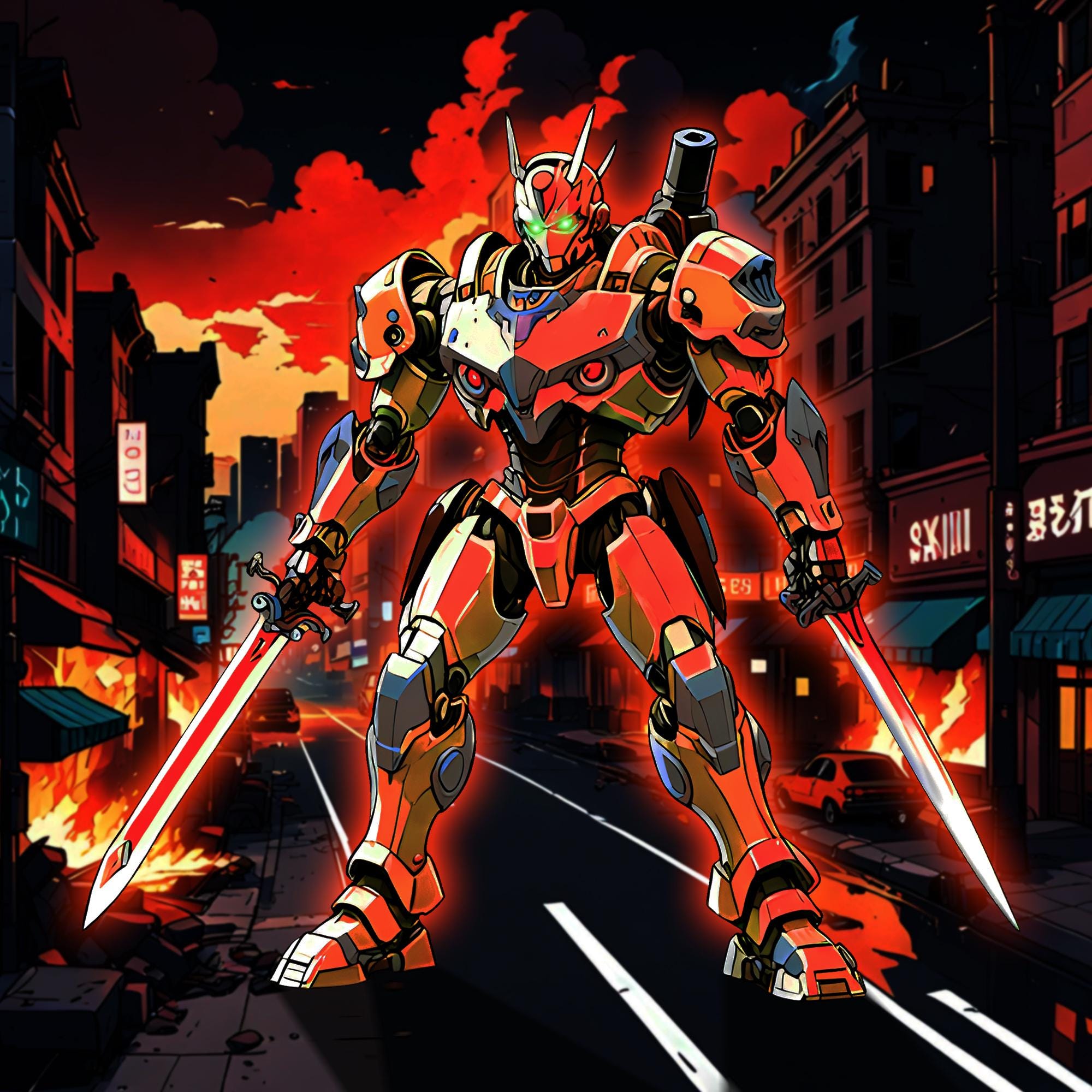 30 Anime Robot PNG Clipart: Manga Mecha, Futuristic Designs (digital ...