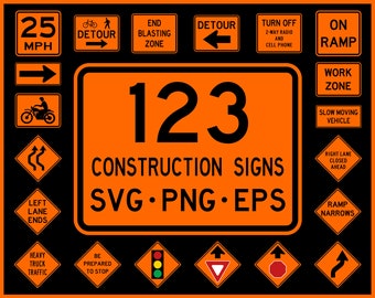 Road Signs Svg Png - Etsy