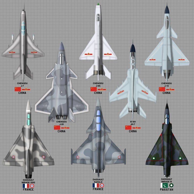 Combat Aircraft PNG: 34 Fighter Jet Clipart (300dpi) - Etsy