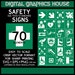 ISO 7010 Signs, ISO Safe Condition Signs, Vector ISO 7010 Placards ...