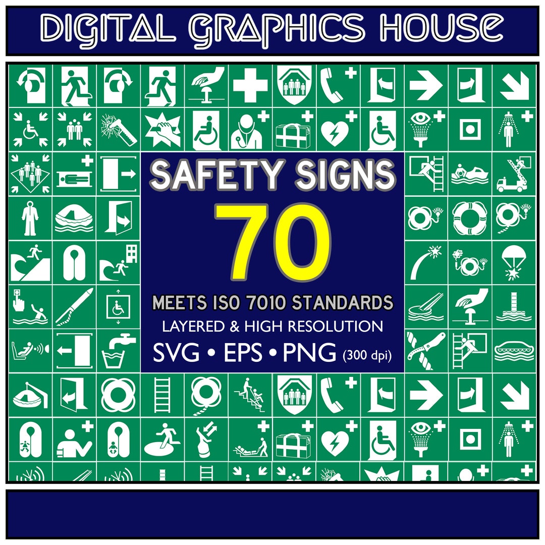 Señales iso 7010 señales de condición segura iso carteles - Etsy España