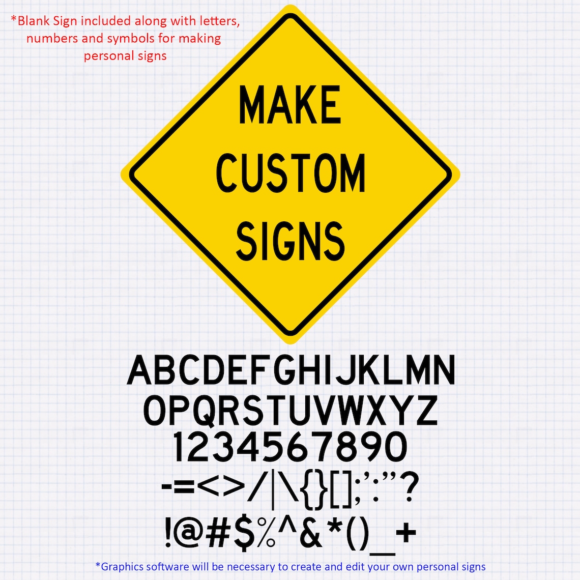 Traffic Warning Signs Clipart: Yellow Road Signs SVG PNG (digital ...