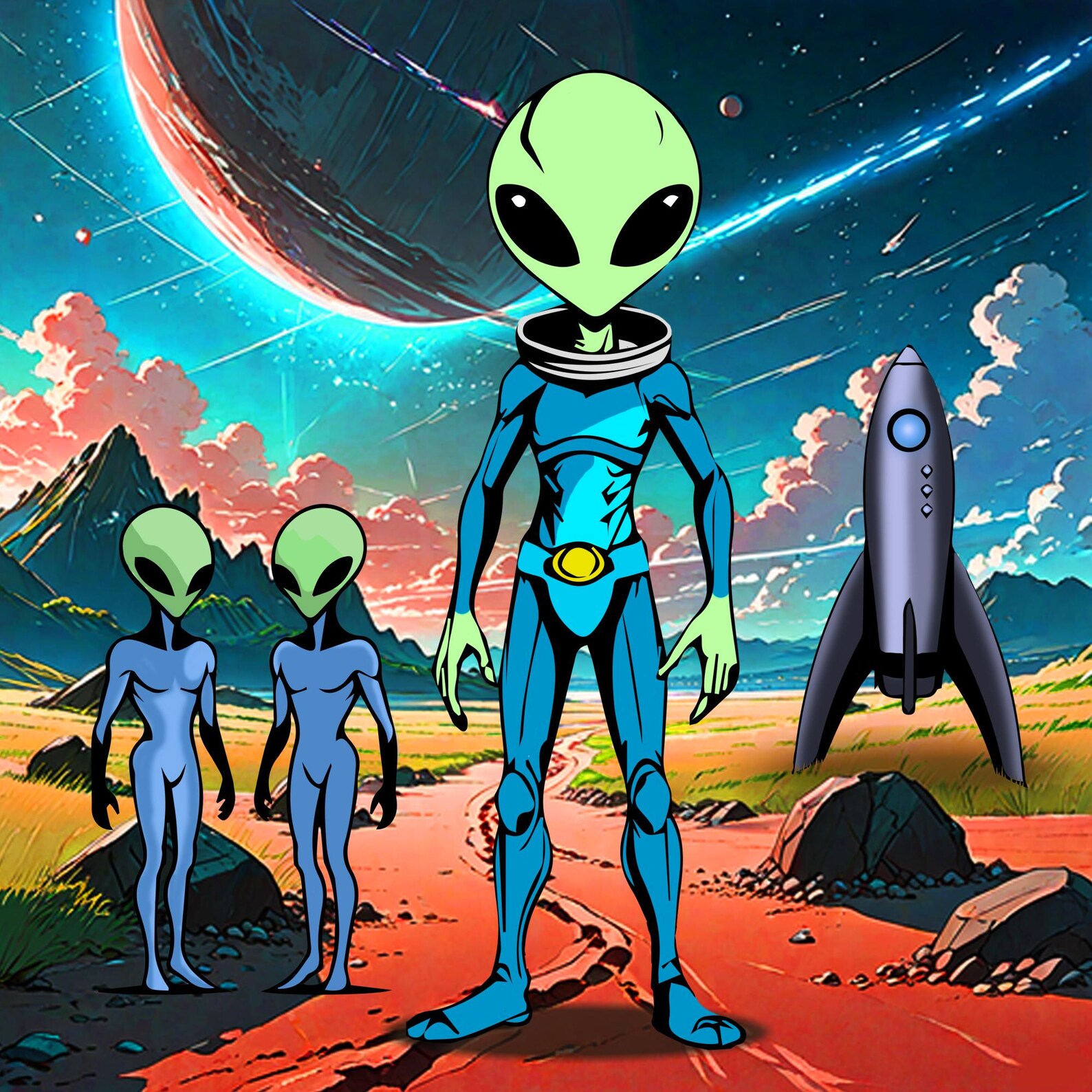 Lots of Aliens in Hi-res PNG, SVG and EPS Formats, Commercial Okay ...