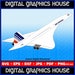 Concorde Supersonic Jet, Jet Airplane Image, Svg Png Jpg Dxf Eps Pdf ...