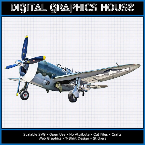 Wwii Fighter Svg - Etsy