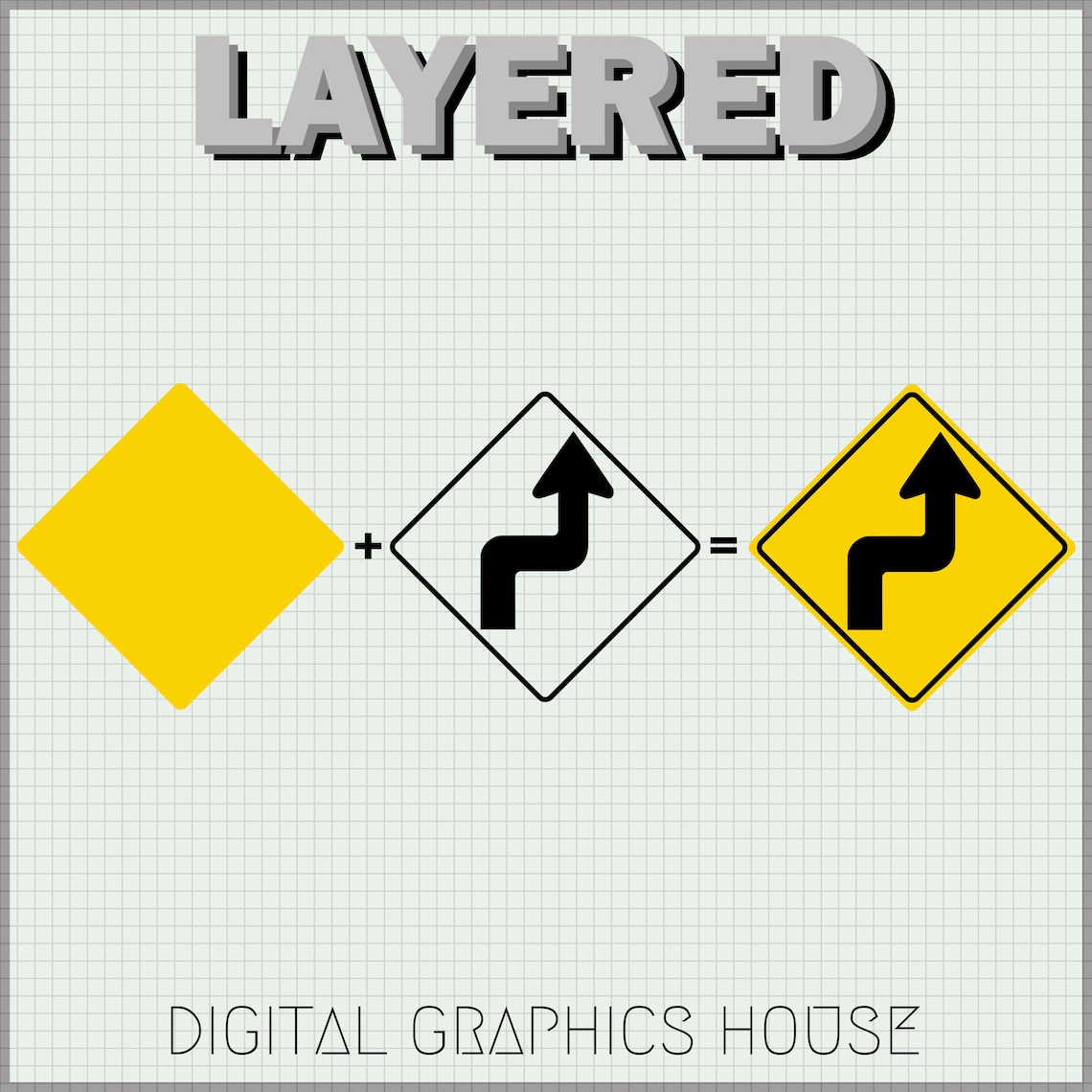 Traffic Warning Signs Clipart: Yellow Road Signs SVG PNG (digital ...