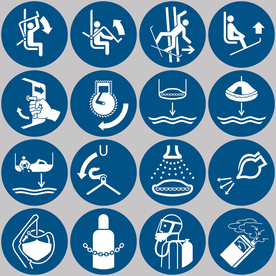 ISO 7010 Sign, ISO Mandatory Sign, Vector ISO 7010 Sign, Safety Sign ...