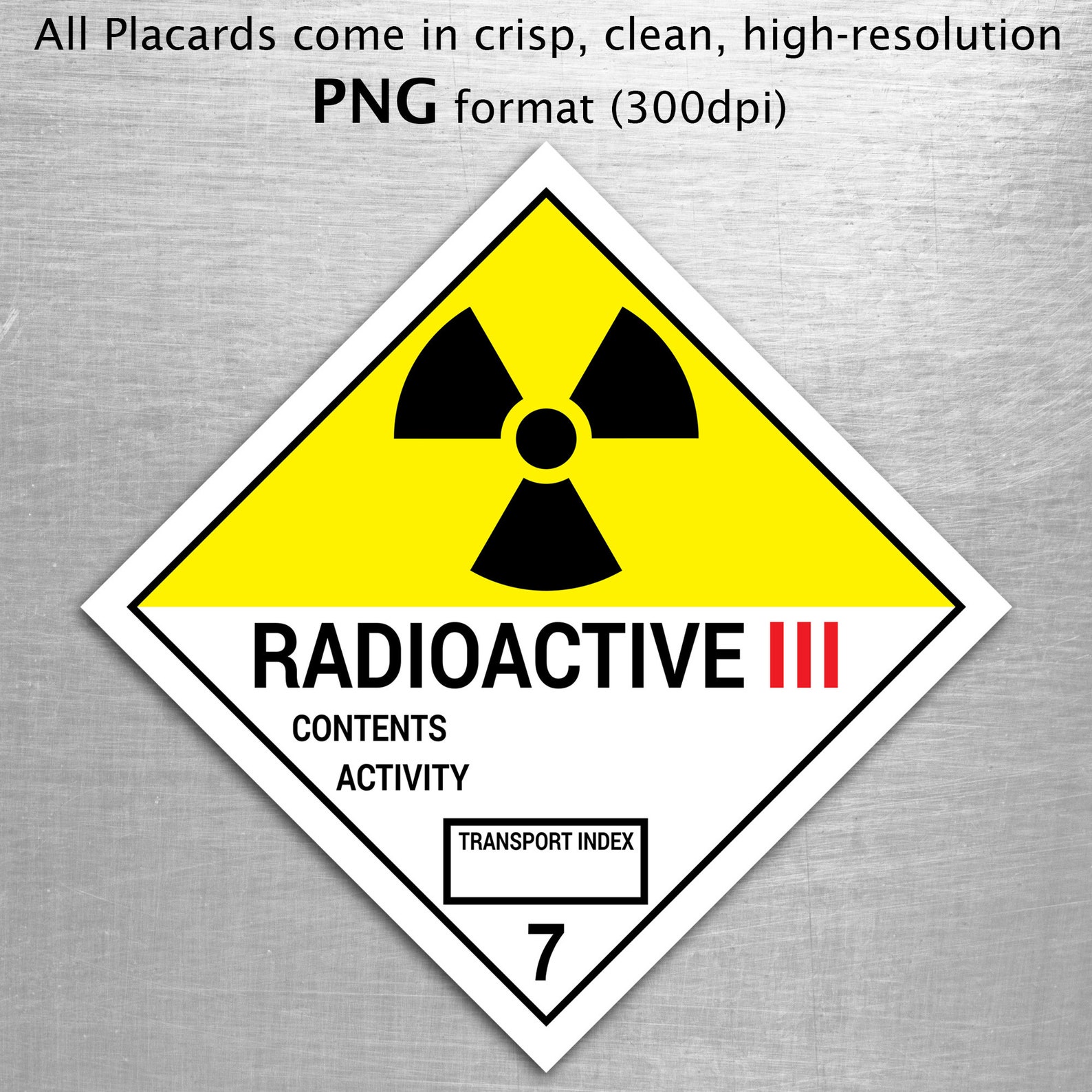 64 Hazard Placards: Warning Sign SVG PNG EPS Bundle (digital Download ...