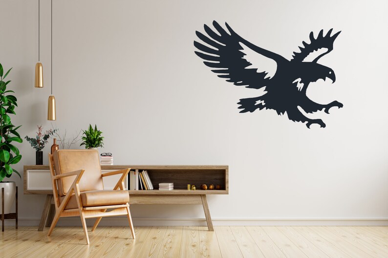 Laser Cut Eagle Wall Decor| CNC File, Laser Cutting File | Dxf, Svg ...