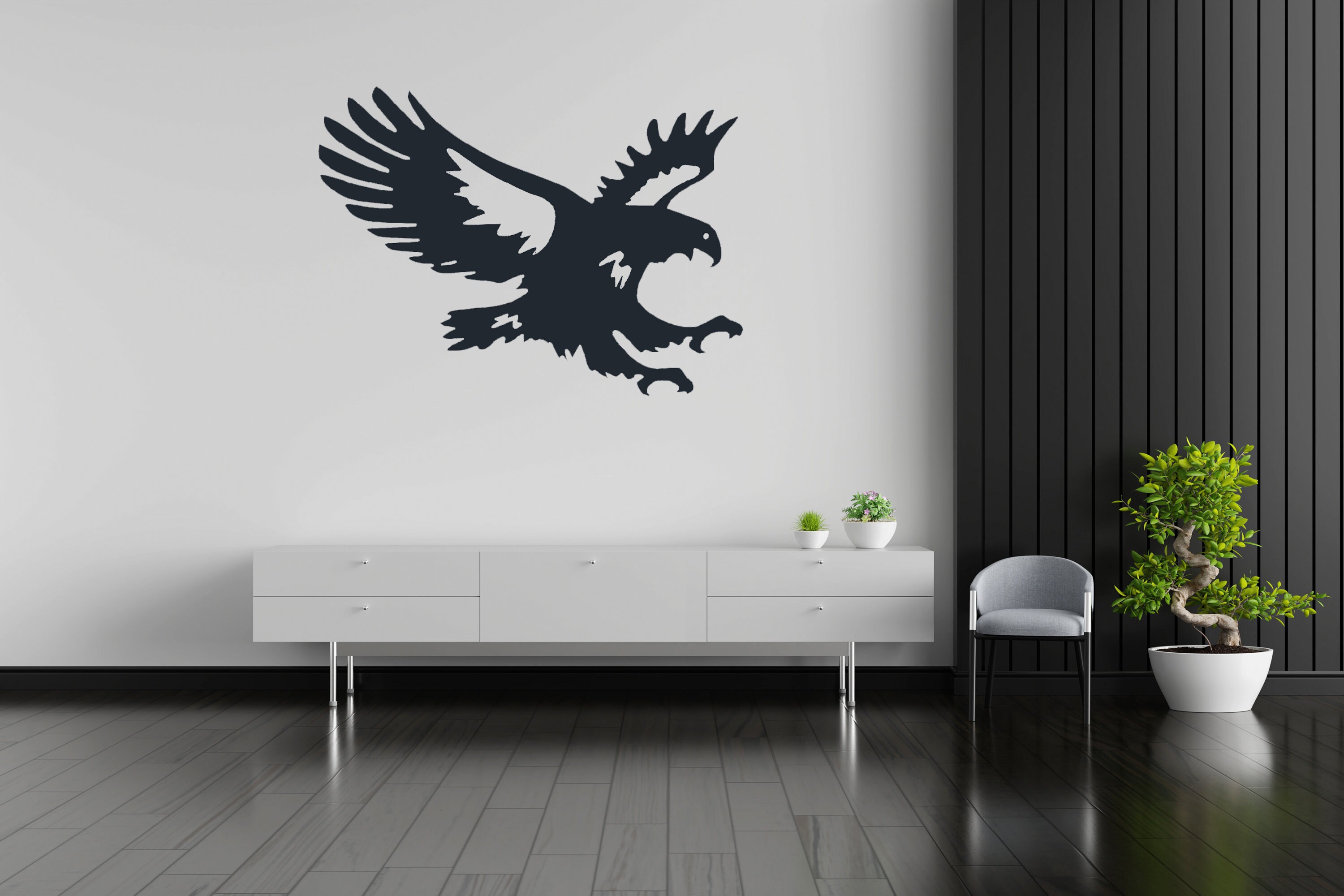 Laser Cut Eagle Wall Decor| CNC File, Laser Cutting File | Dxf, Svg ...
