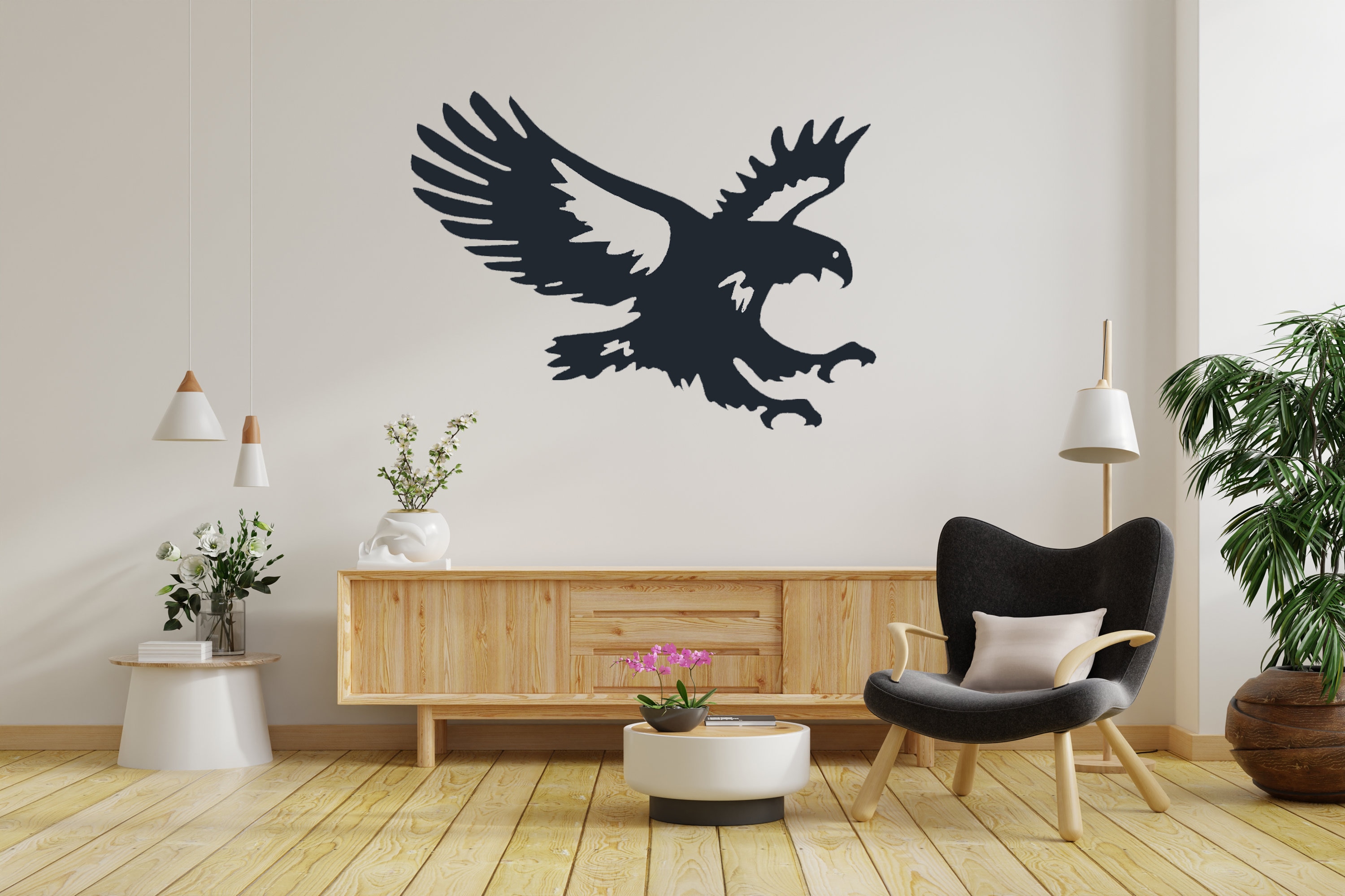 Laser Cut Eagle Wall Decor| CNC File, Laser Cutting File | Dxf, Svg ...
