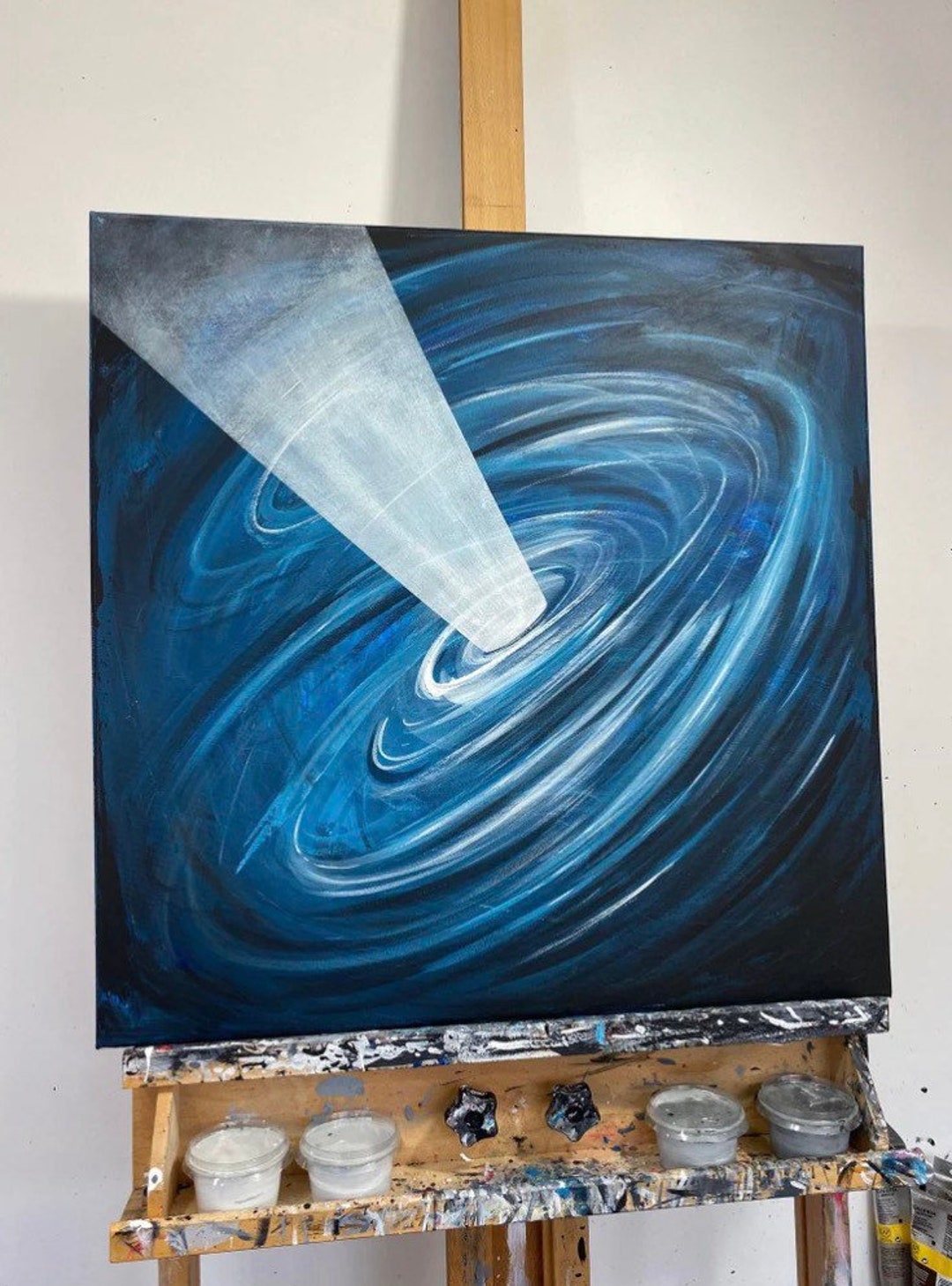 SIGNAL Original 2x2ft Painting - Etsy