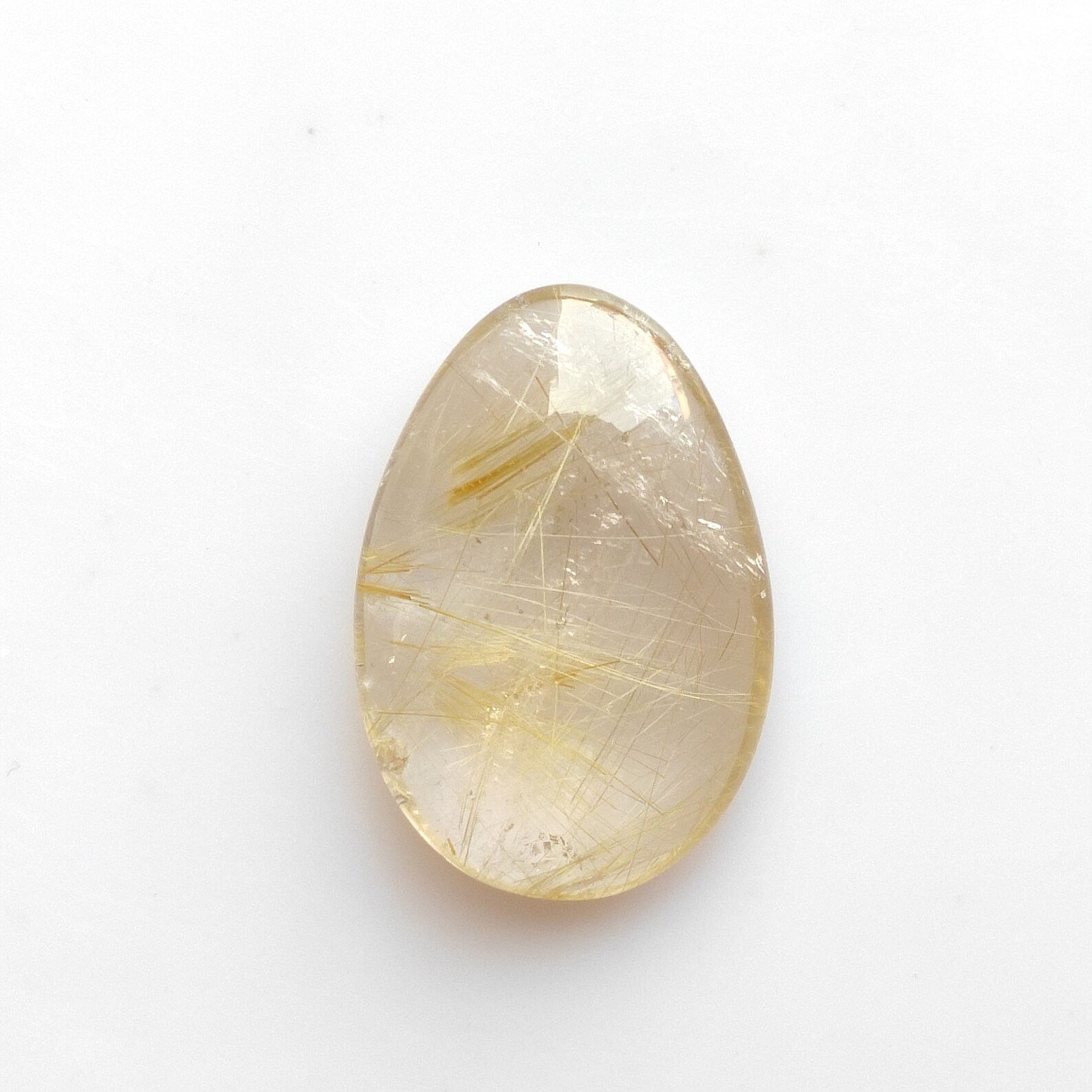 Rutile Quartz Cabochon Oval Shape 26X18X7 MM 20ct Natural Golden ...