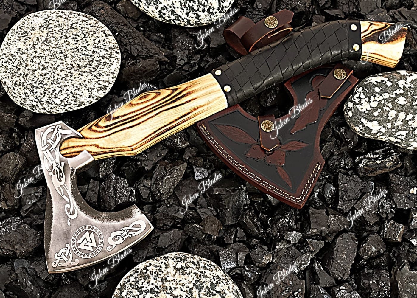 VIKING Axe Hand Forged Carbon Steel Battle Axe PERSONALIZED - Etsy