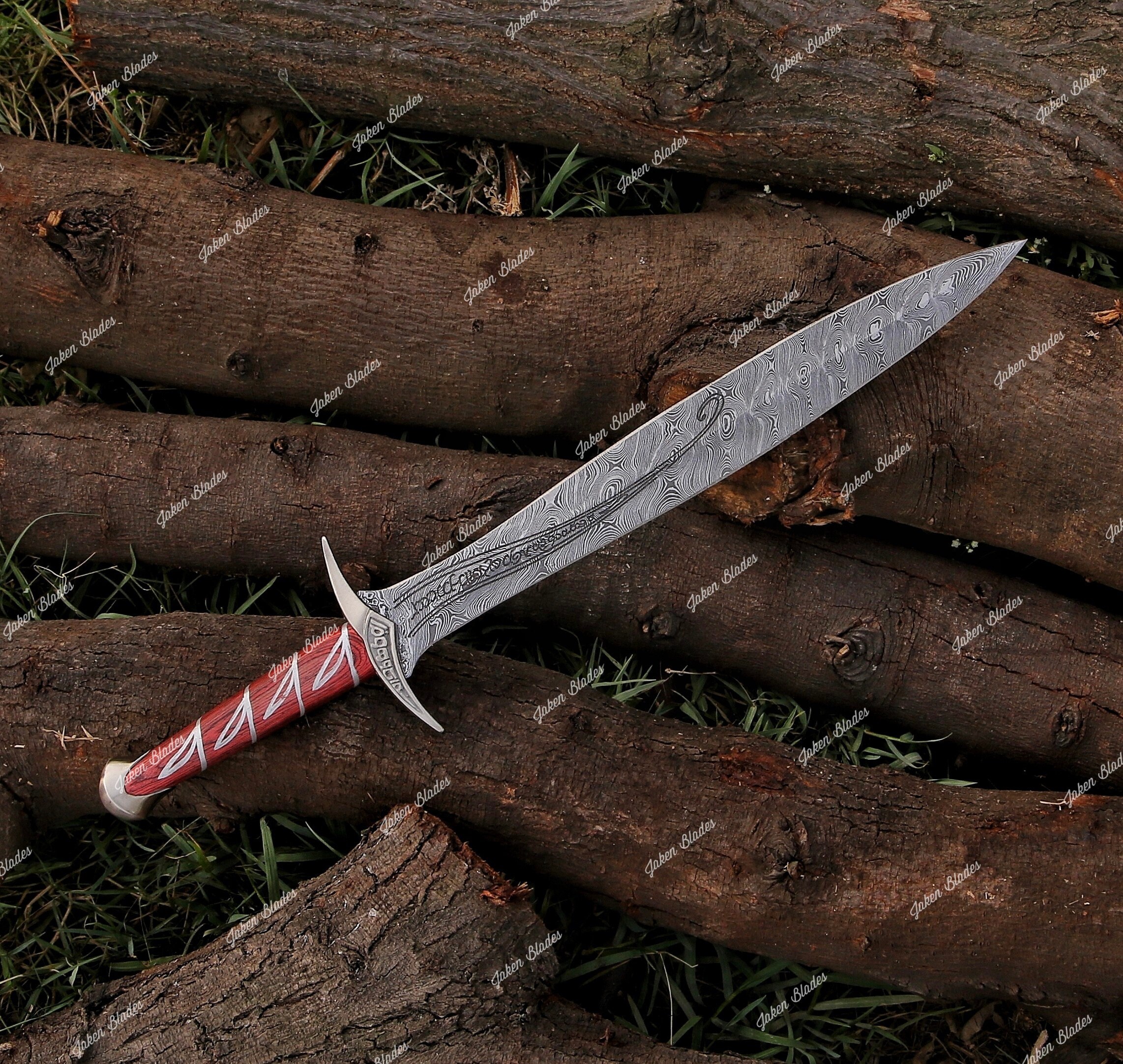 Handmade Damascus Steel Hobbit Sting Sword Replica From Lord - Etsy