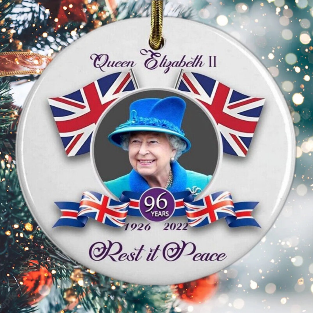 2022 Queen Elizabeth II Bauble, the Queen Memorial Ornament, the Queens ...