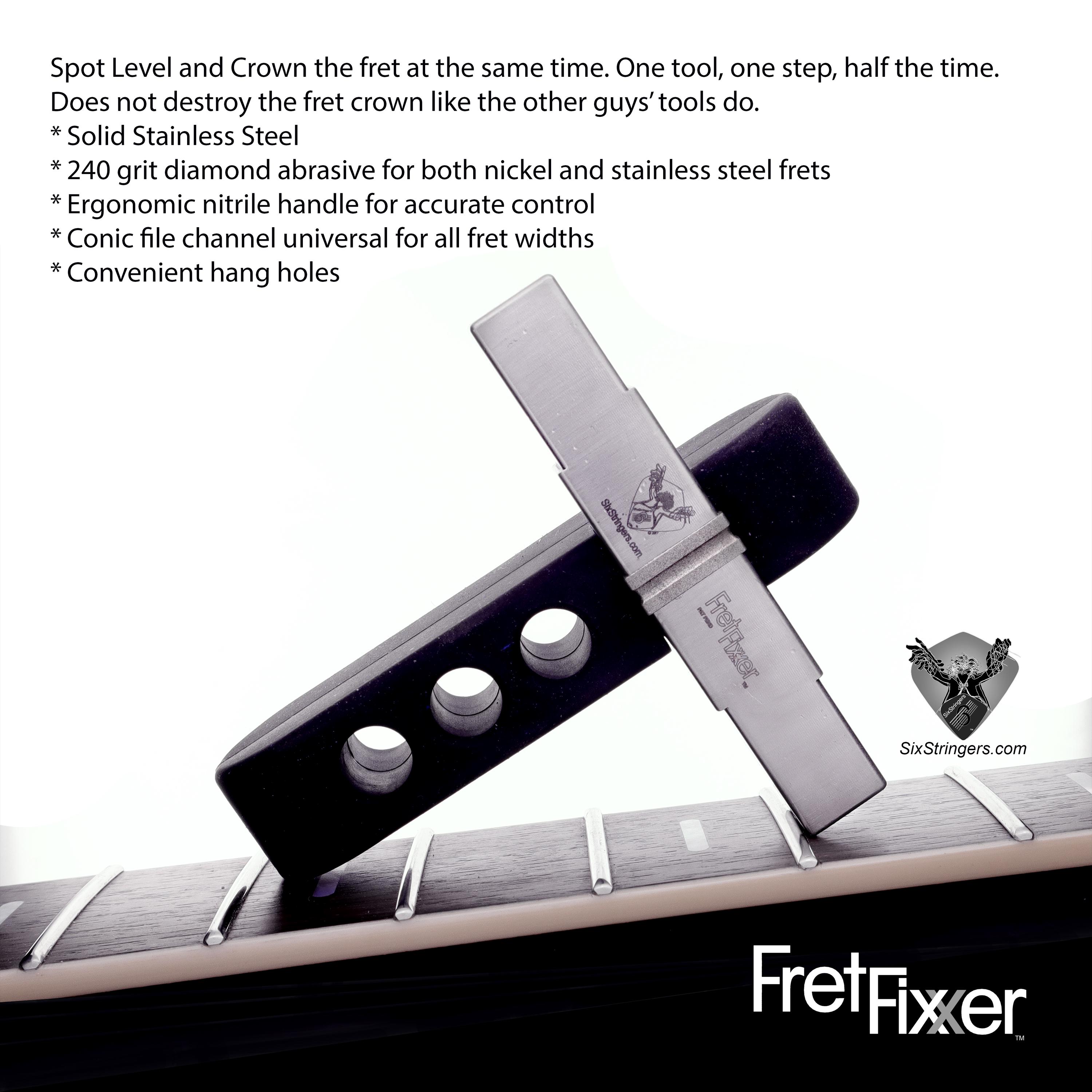 Fret File: Spot Level and Crown a Buzzy Fret at the Same Time ...