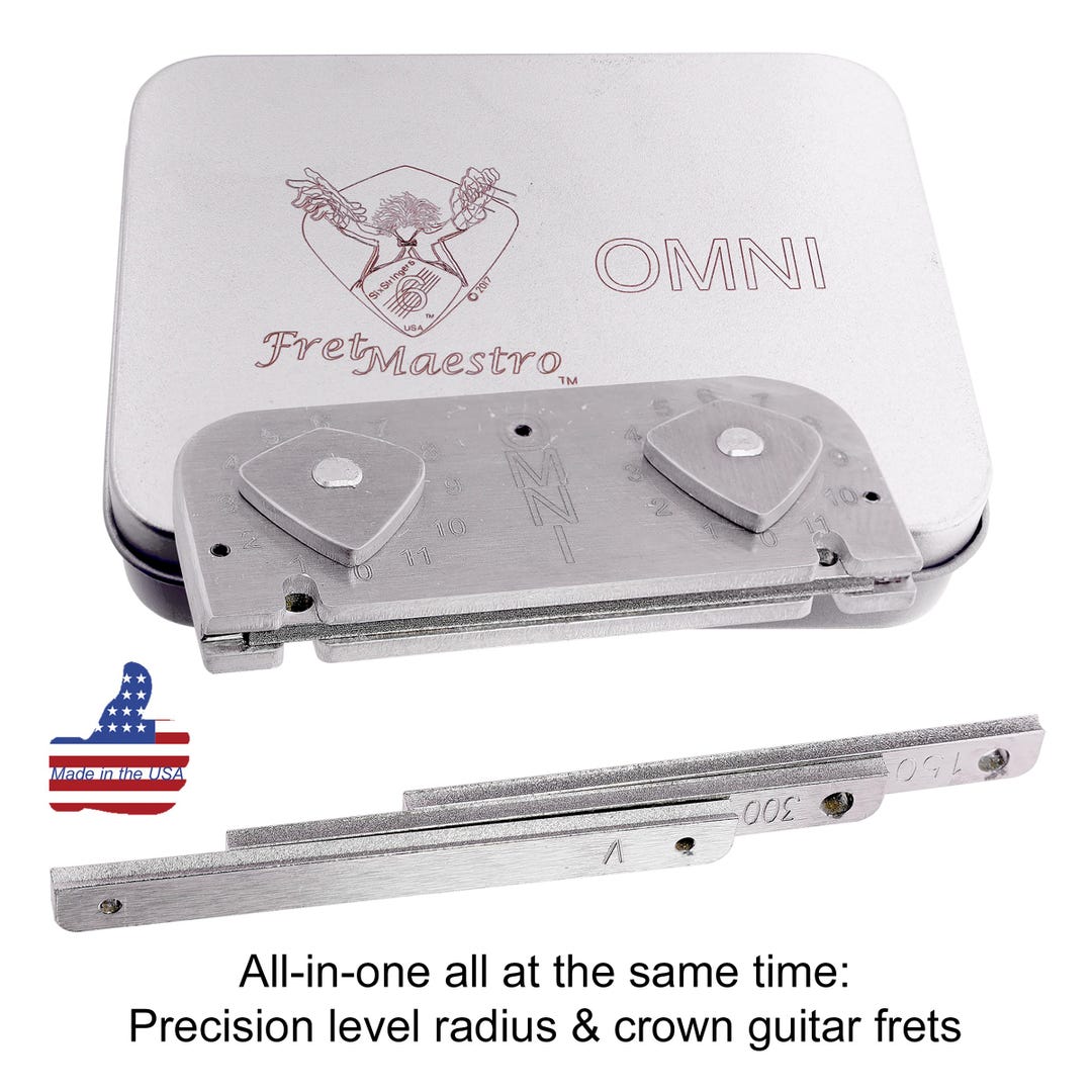 Fretmaestro OMNI Pro - Level, Radius, and Crown Frets on All Including ...