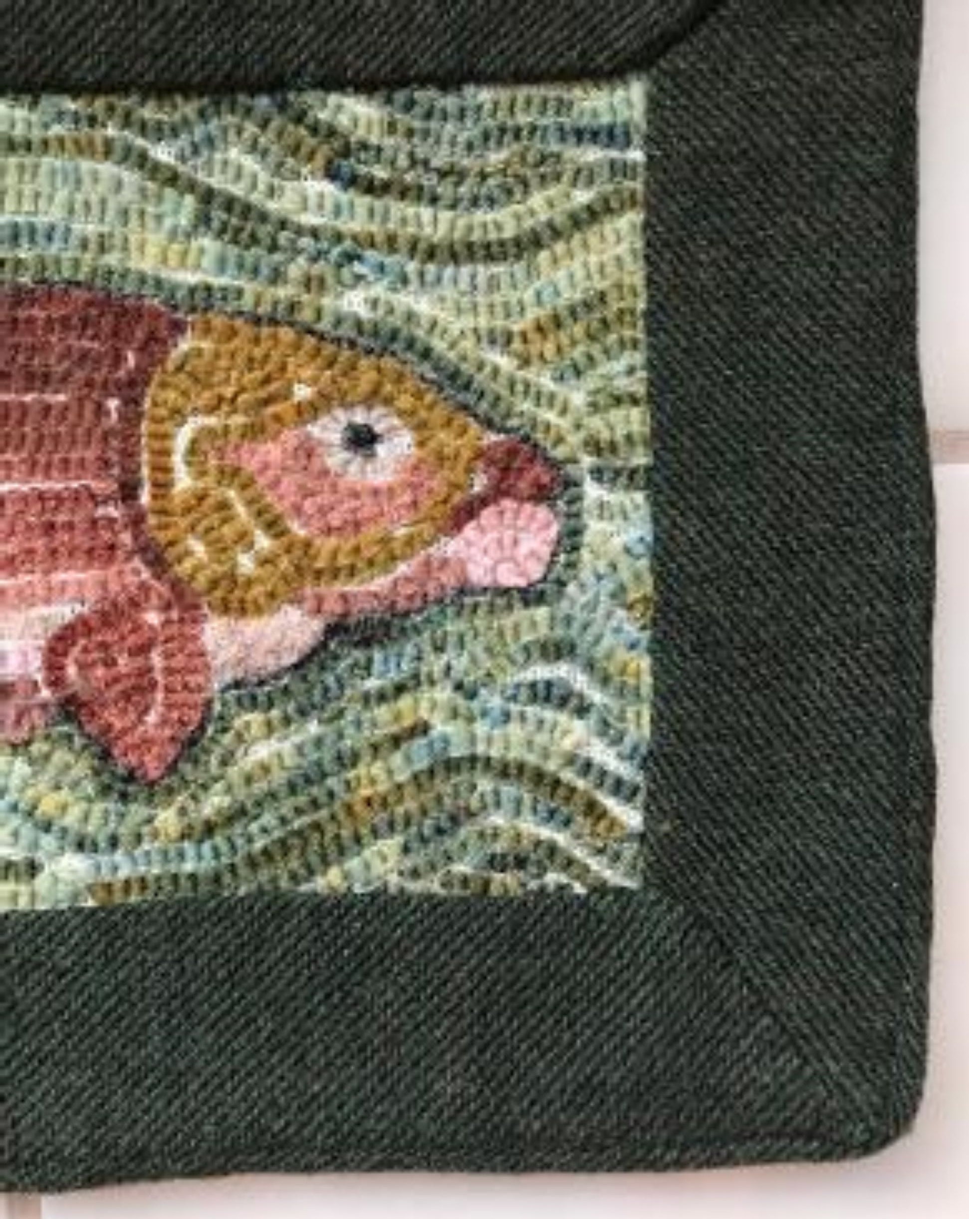 American Fish Hand-hooked Rug - Etsy