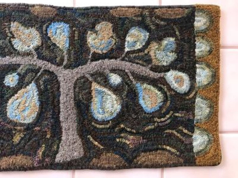 Fig Tree Hand-hooked Rug - Etsy
