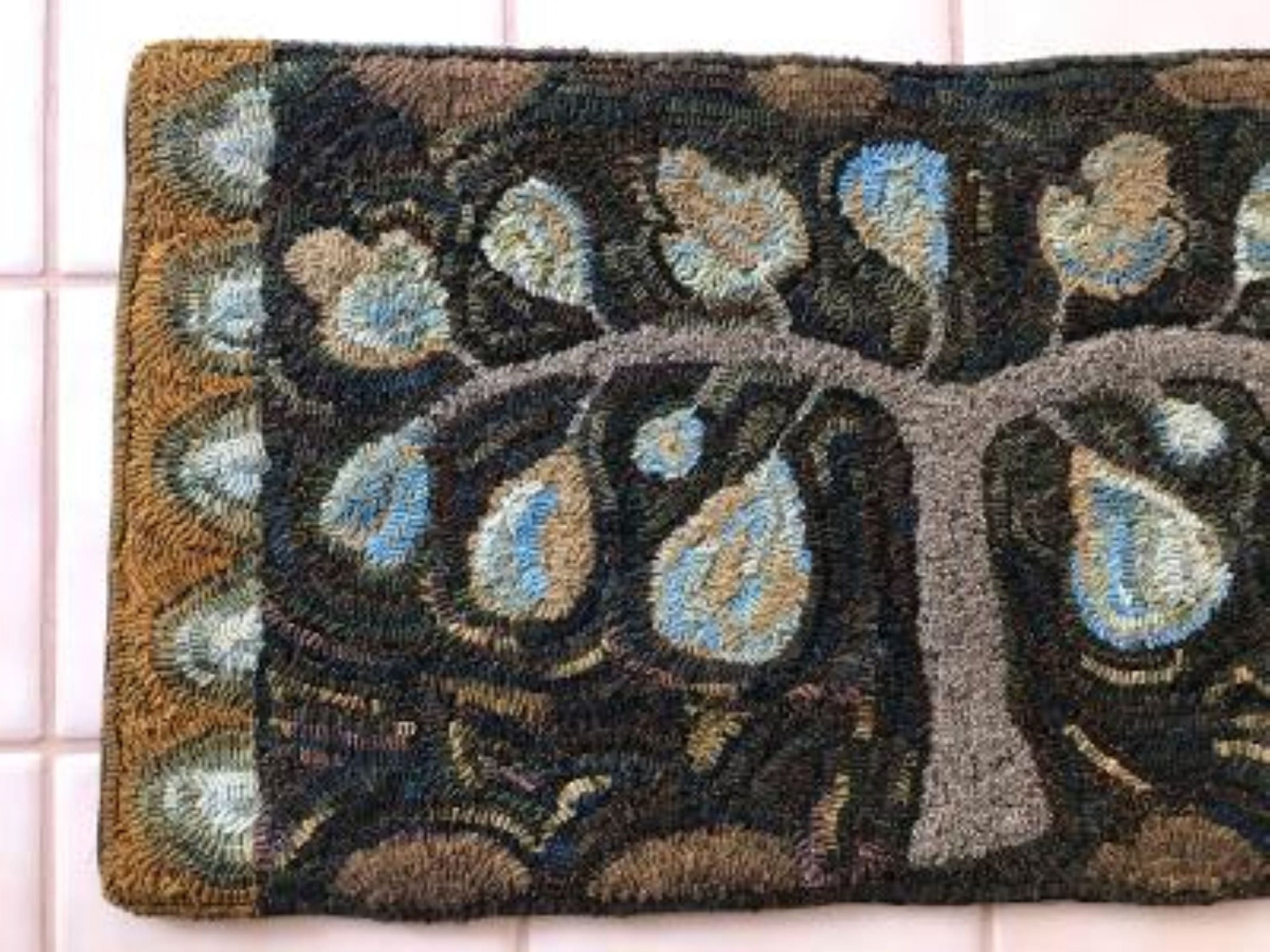 Fig Tree Hand-hooked Rug - Etsy