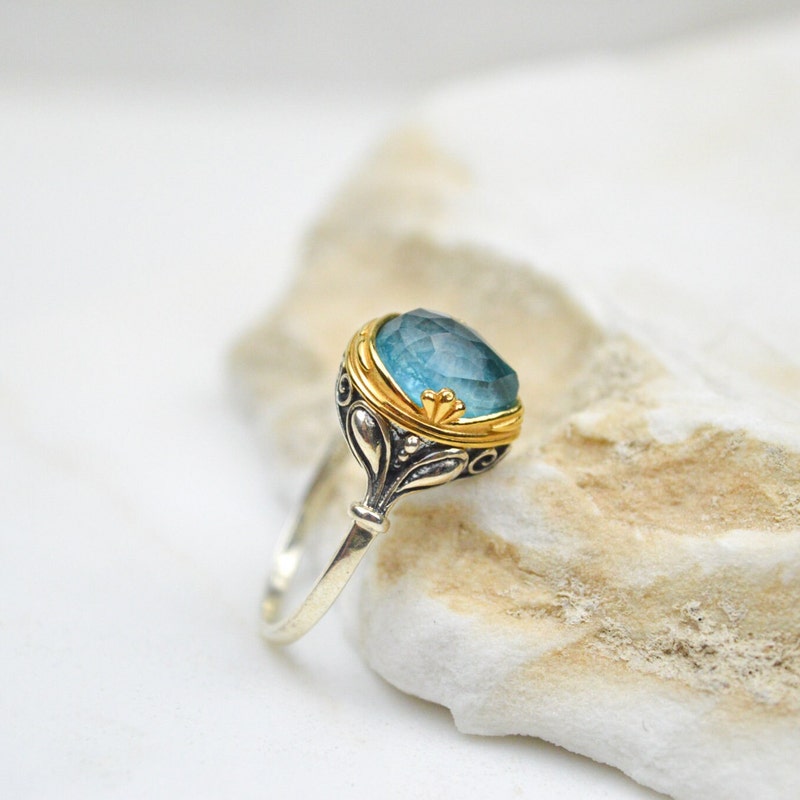 Apatite Ring - Etsy