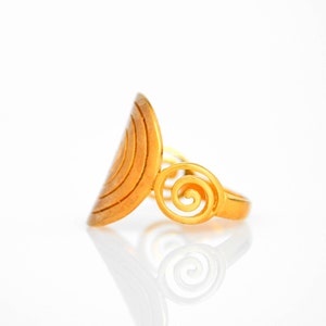 Greek Jewelry Ring, Swirl Symbol Ring, Silver Signet Ring, Spiral Ring ...