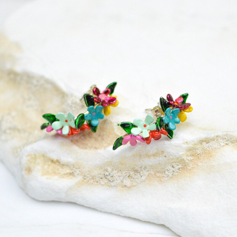 Multicolor Earrings - Etsy