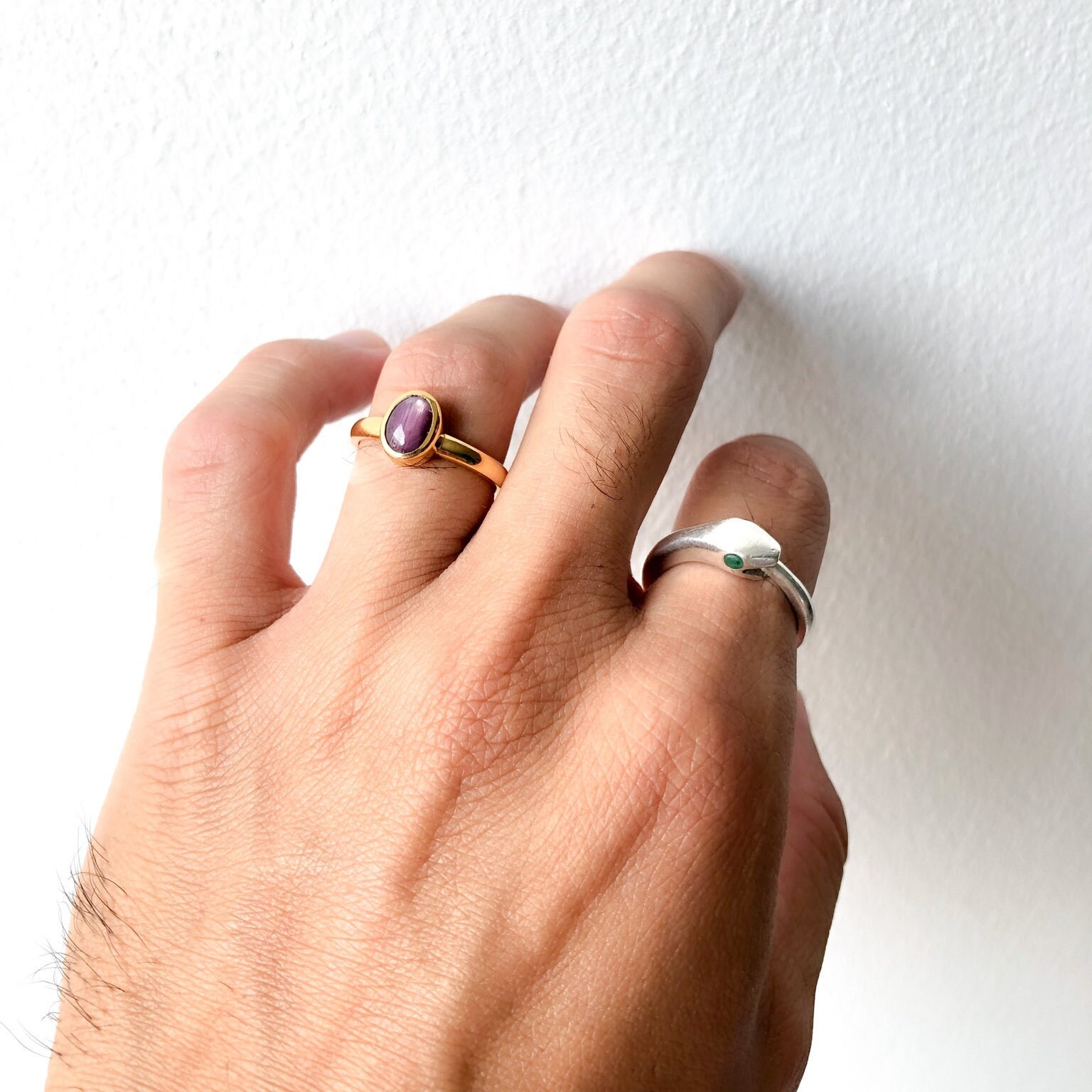 STAR RUBY RING, Small Gemstone Ring, Sterling Silver Ring, Tiny Promise ...