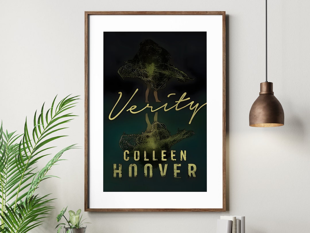Verity Book Cover Print Colleen Hoover, Poster, Book Print, Book Art ...