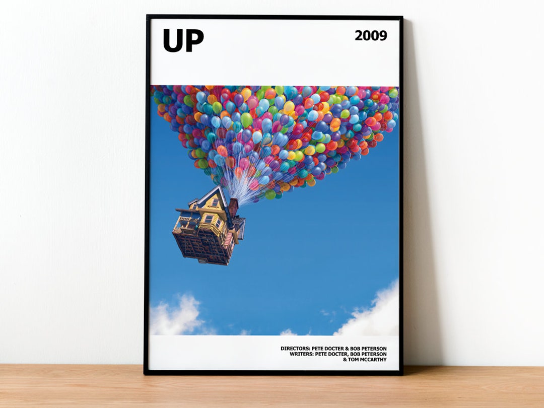 Up - Pixar - Movie Poster Print, Film Fan, Geek, for Him, for Her, Gift ...